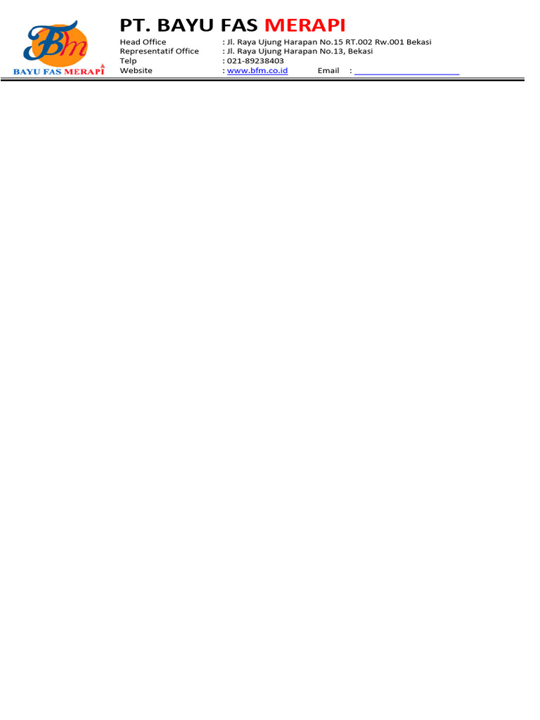 Pt. Bayu Fas: Merapi | PDF