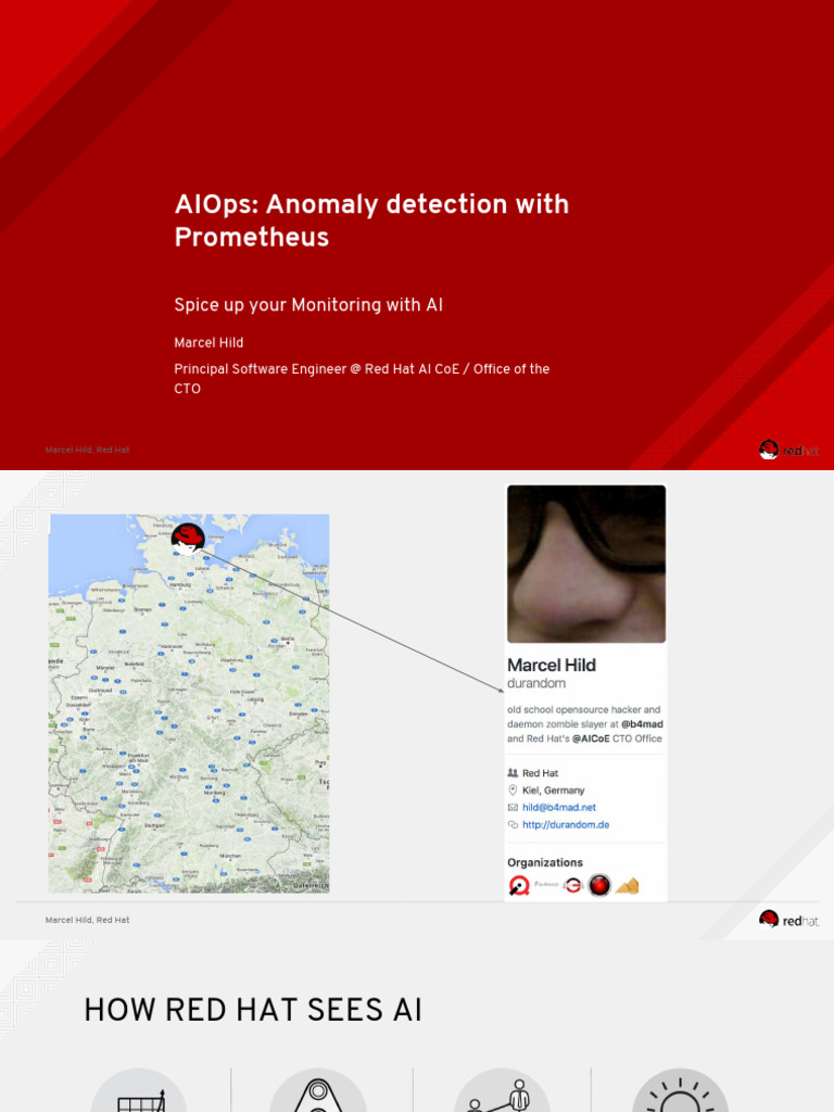 AIOps Anomaly Detection With Prometheus Marcel Hild Red Hat | PDF | Seasonality | Cloud Computing