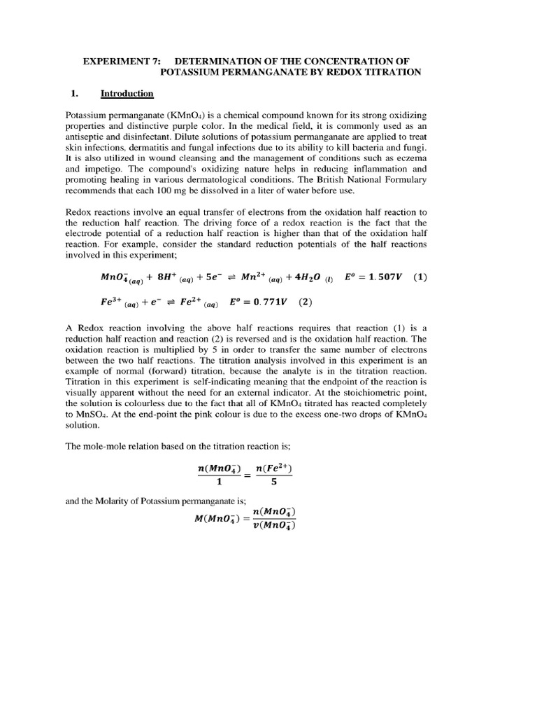 Chem Wps7 With Values | PDF
