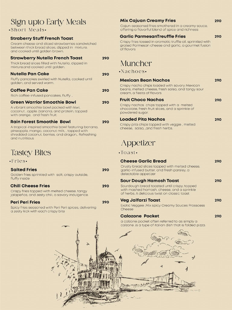 Social Blend Menu Design-2-31 | PDF