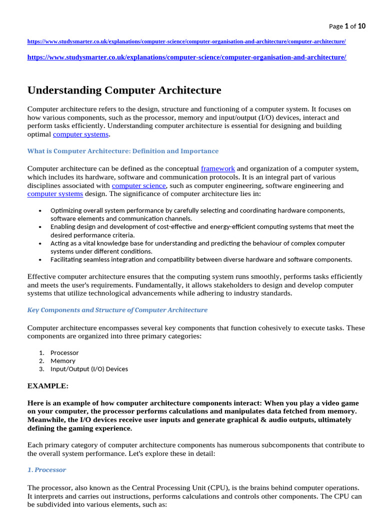 CA Understanding Computer Architecture | PDF CA Understanding Computer Architecture | PDF