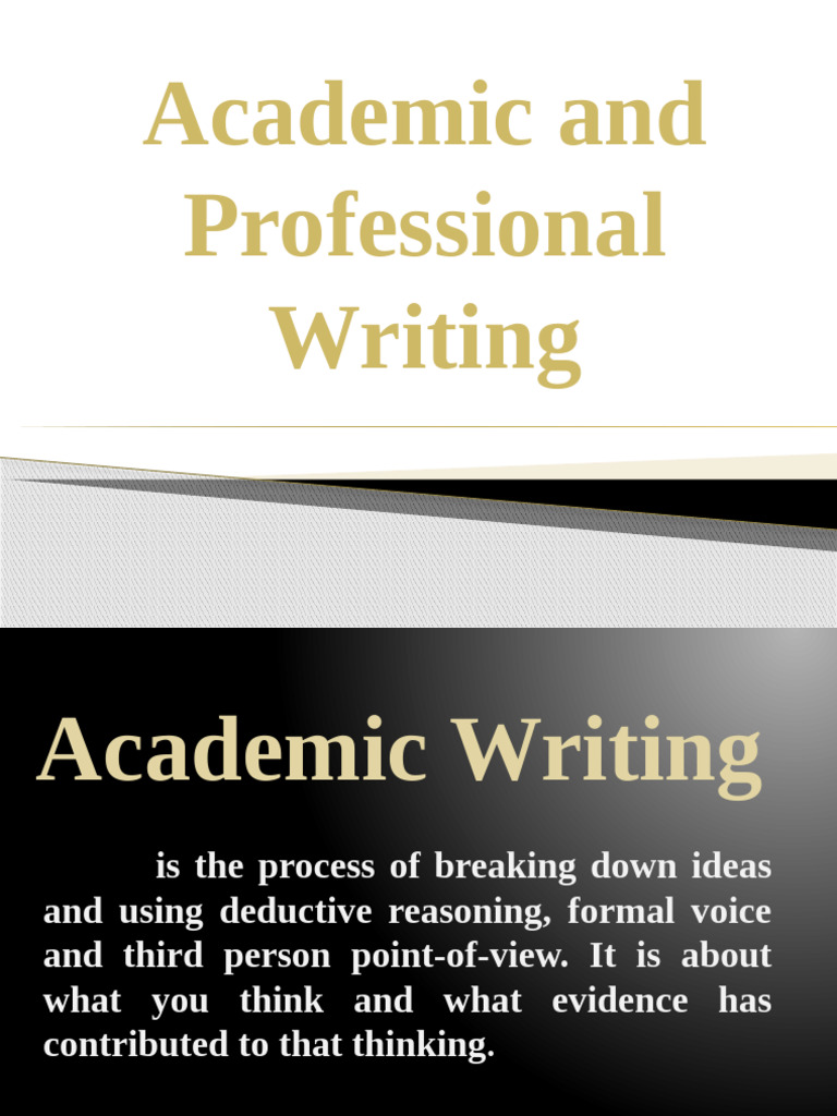 Academic and Professional Writing | PDF | Writing | Career & Growth
