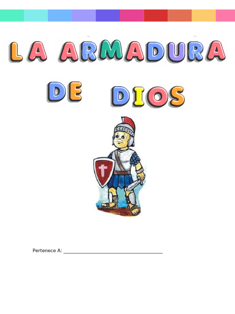 Moldes de la Armadura de Dios para Niños | PDF | Salvación | Filosofía