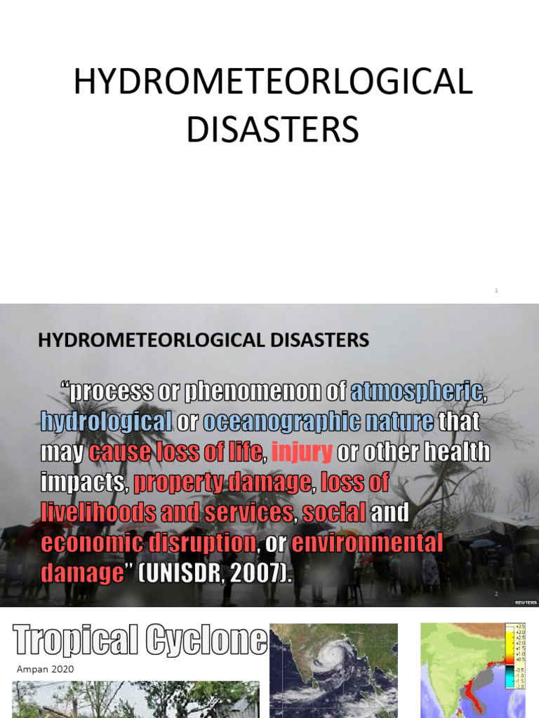 Lecture 6 Hydro-Meteorological Disasters | PDF