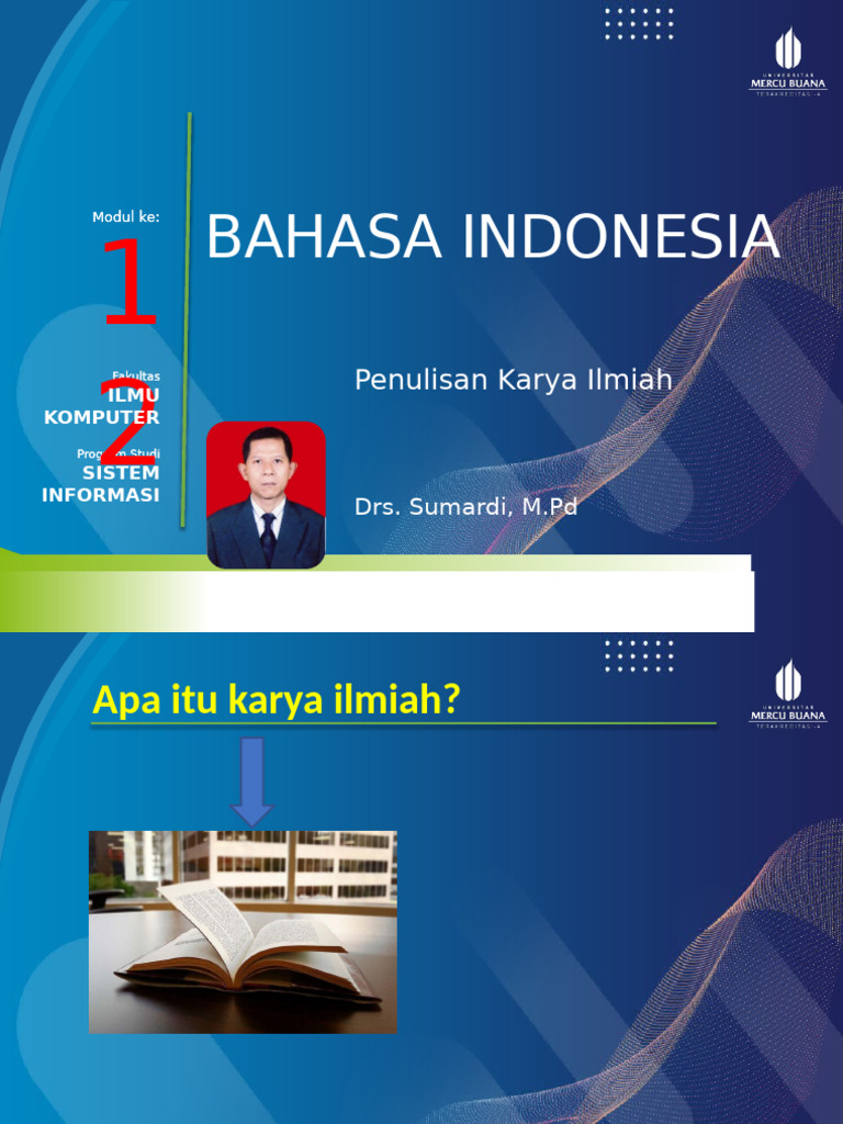 Modul 12 Penulisan Karya Ilmiah | PDF