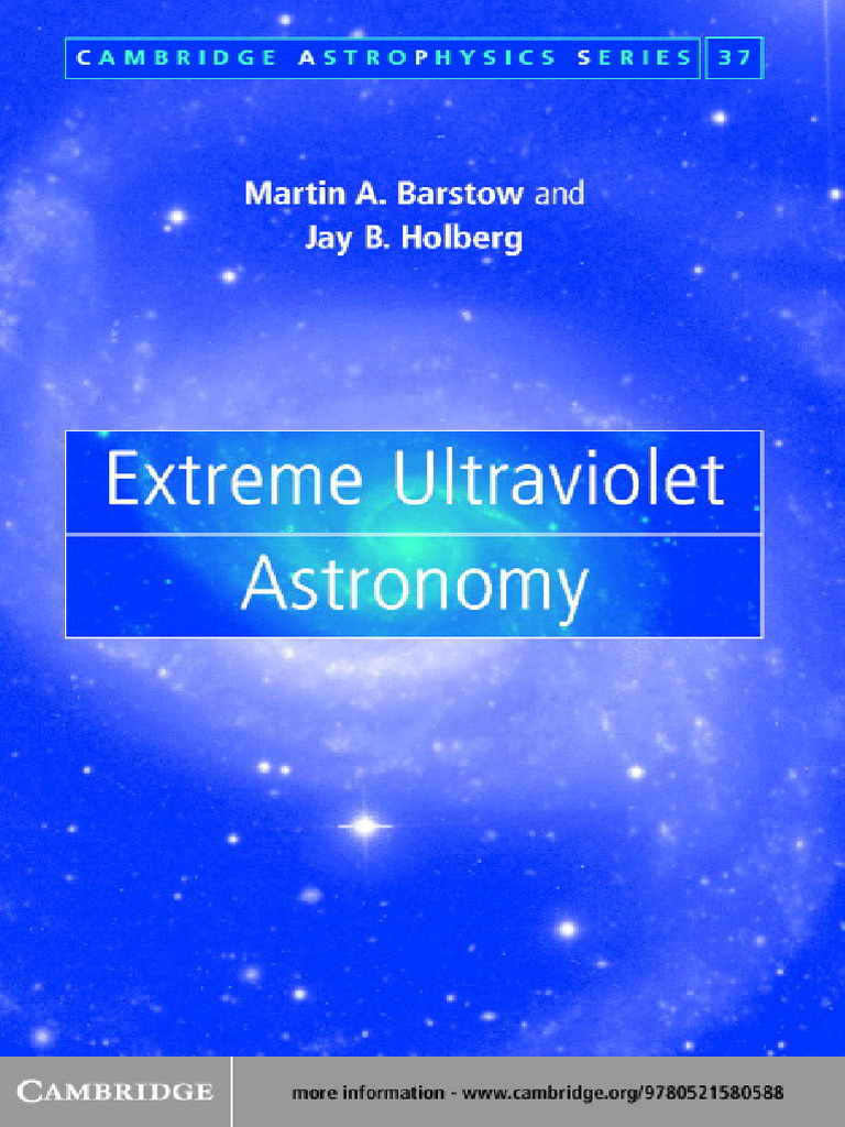 Extreme Ultraviolet Astronomy (Z-Lib - Io) | PDF