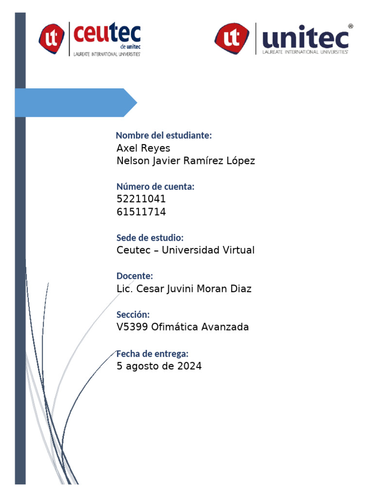 Segundo Avance Proyecto (Axel Reyes - Nelson Ramirez) | PDF