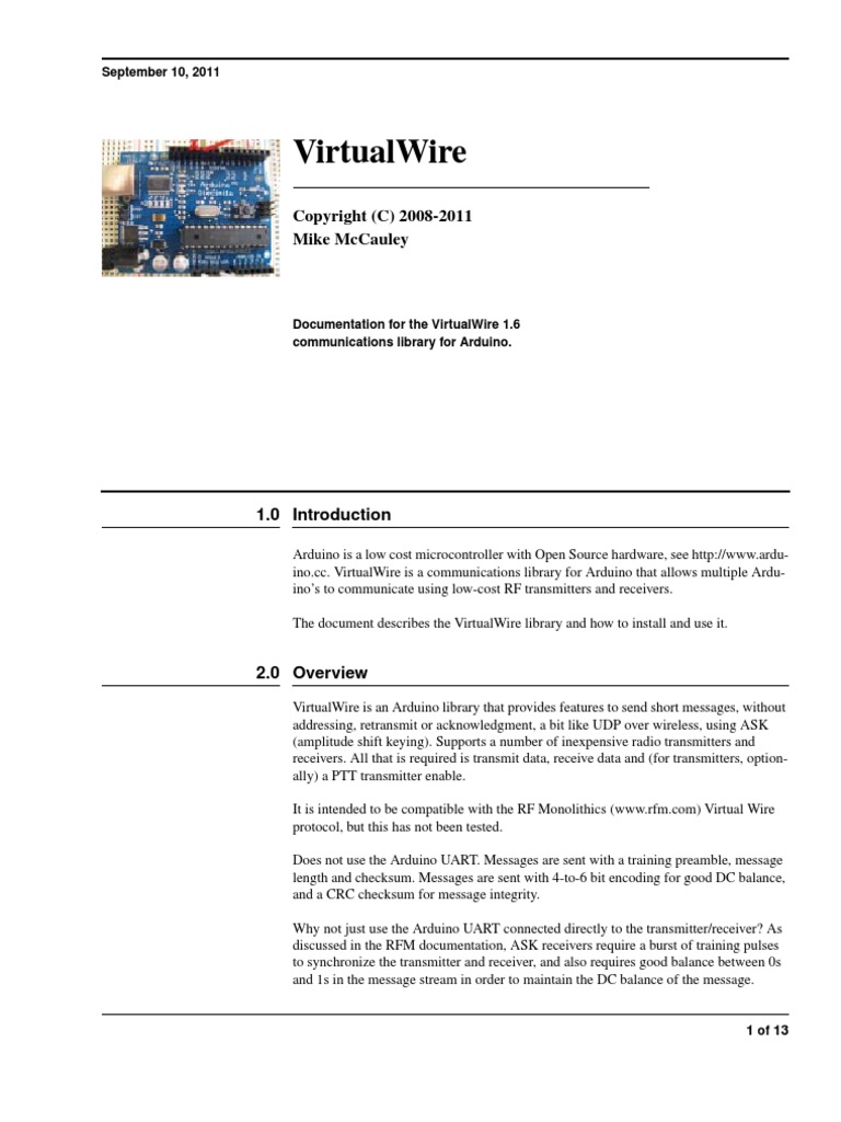 Virtual Wire | PDF
