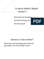 Genetics in Harry Potter | PDF | Dominance (Genetics) | Allele