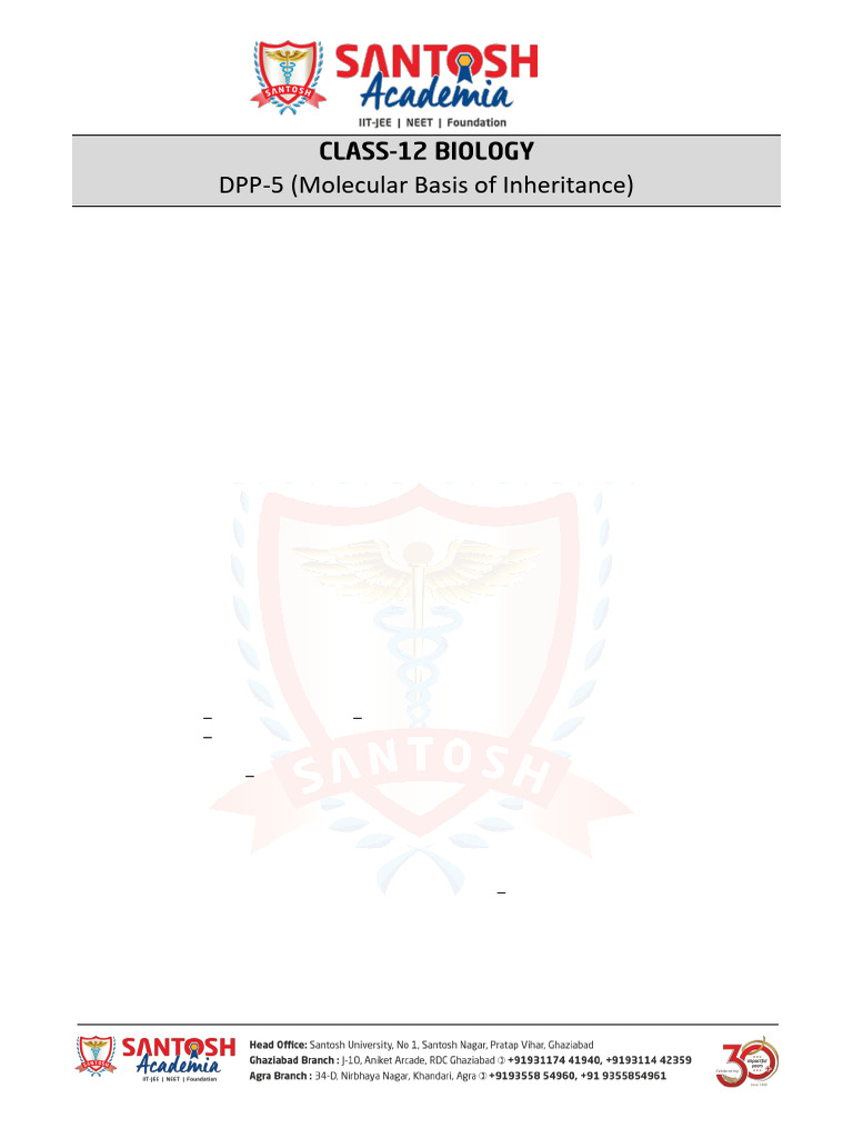 DPP-5: Genetic Transformation Insights | PDF | Dna | Base Pair