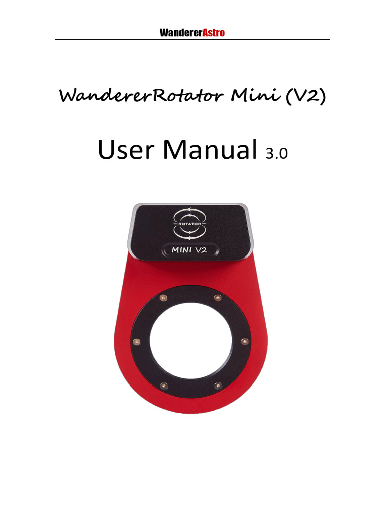WandererRotator Mini Mannual 3.0 | PDF | Usb | Device Driver