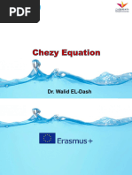 Chézy Formula | PDF | Teaching Methods & Materials
