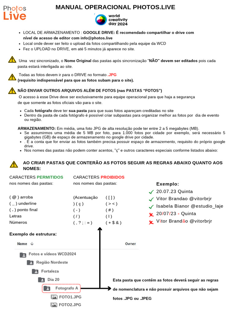 Manual Photos Live X WCD 2024 2 | PDF