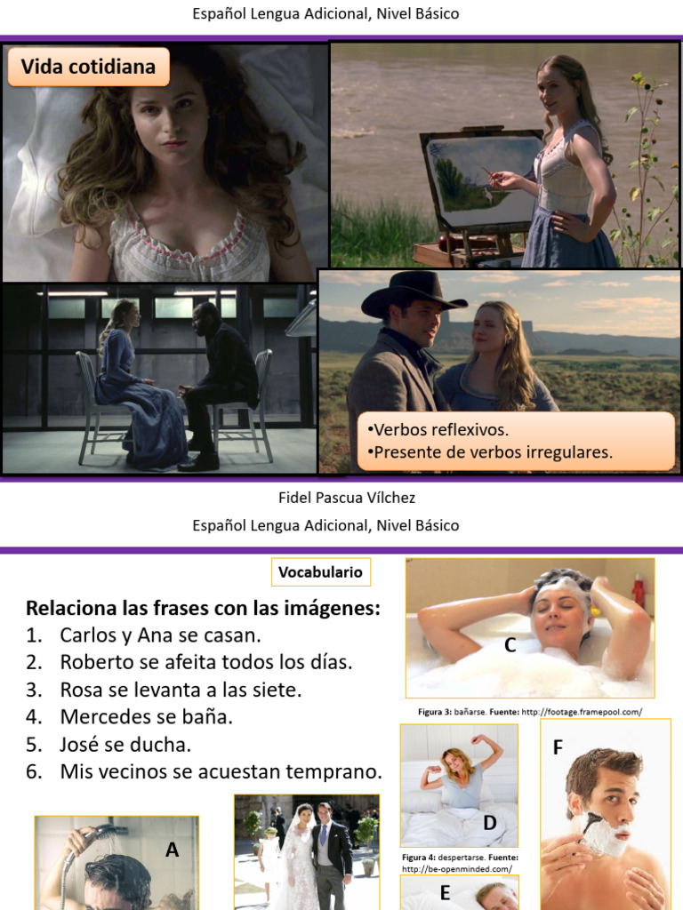 07 Rutinas Verbos Reflexivos Verbos Irregulares | PDF