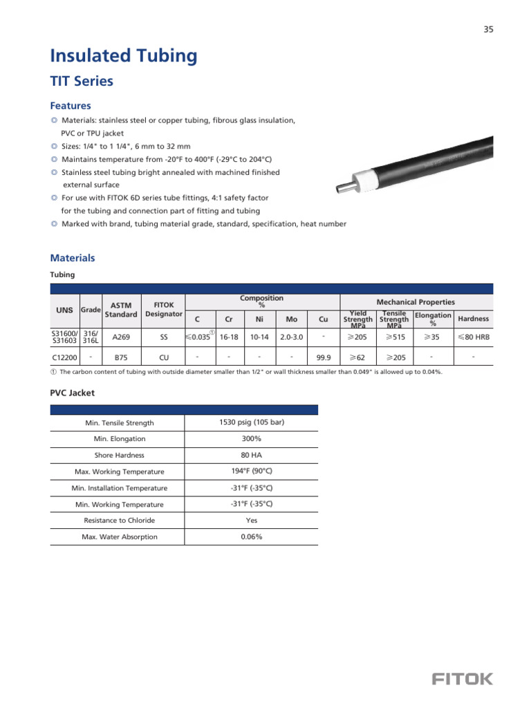 Insulated Tubing EN | PDF