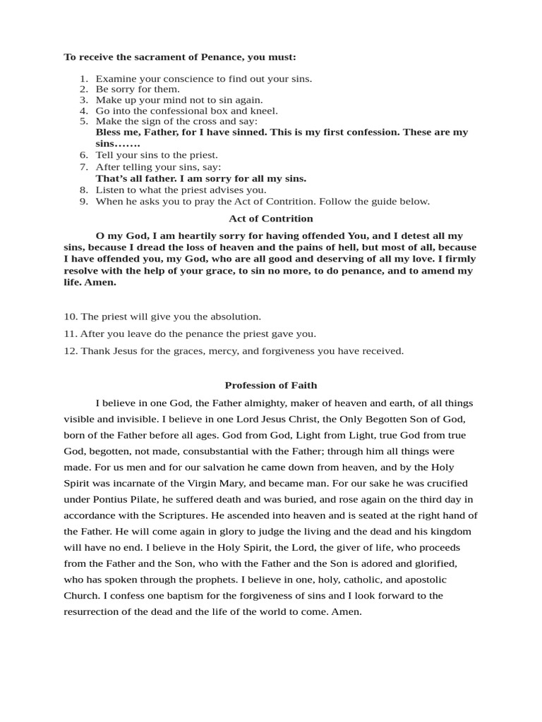 Guide-for-Confession-Communion | PDF