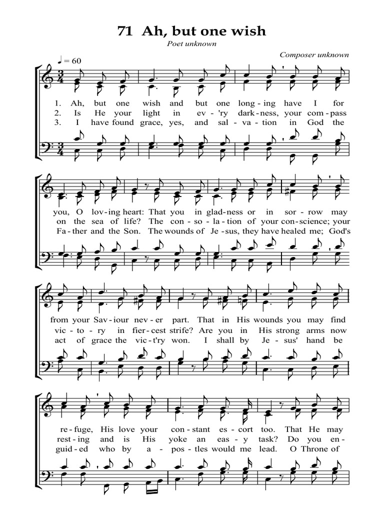 071 Ah, But One Wish | PDF