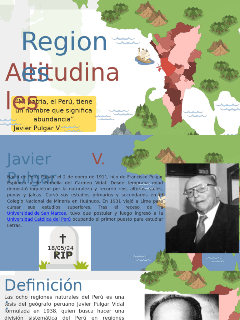 Las 8 Regiones Naturales | PDF