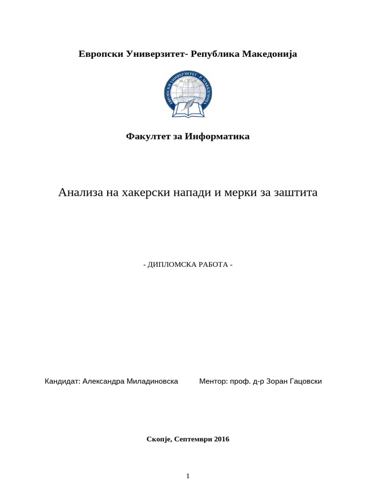 Diplomska Aleksandra | PDF
