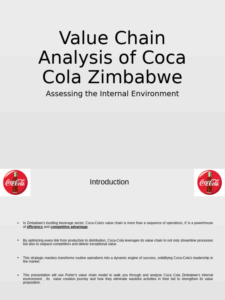 Coca Cola - Value Chain Analysis | PDF