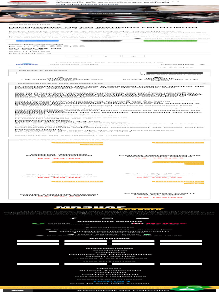 MDSHOP SCANNER - Localizador de Fio Rompido Ferramenta para Oficinas Mecânica | PDF