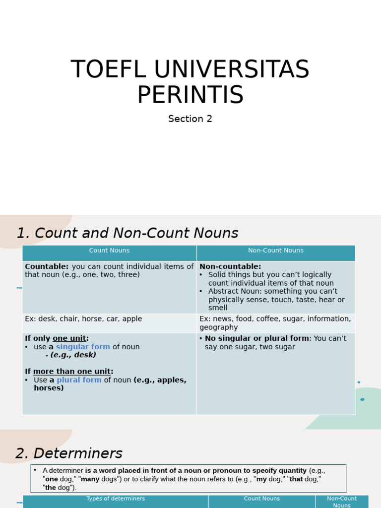 TOEFL Universitas Perintis 2024 Section 2 | PDF
