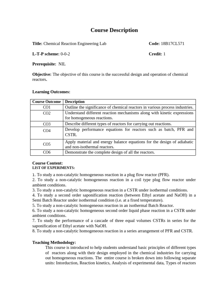 Course Description Pdf
