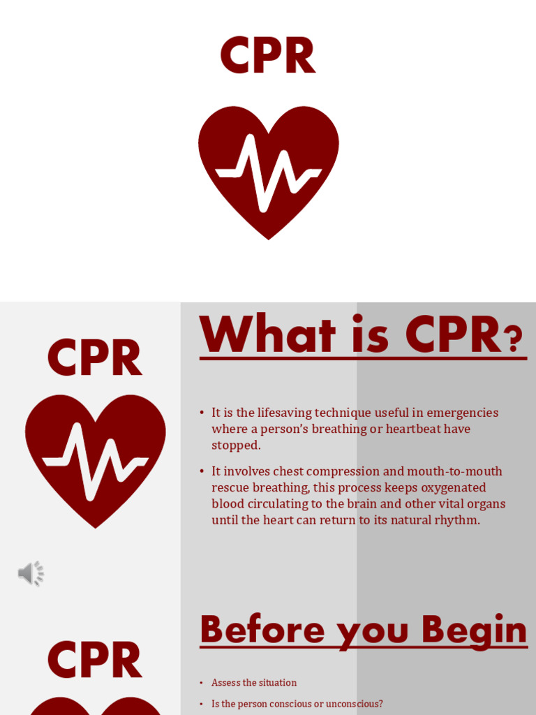 Cpr Presentation Pdf