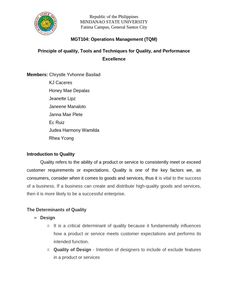 OM Reporting (Group 2) | PDF