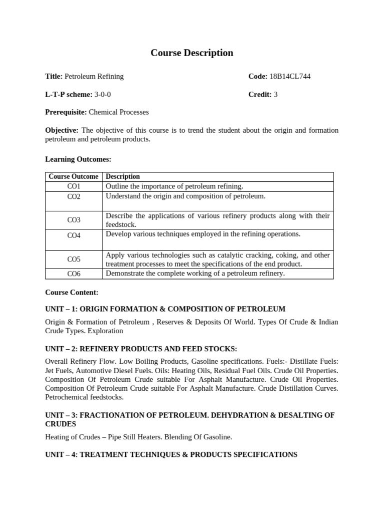 Course Description Pdf