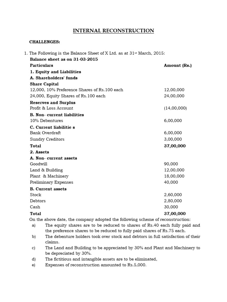 Internal Reconstruction Problems | PDF
