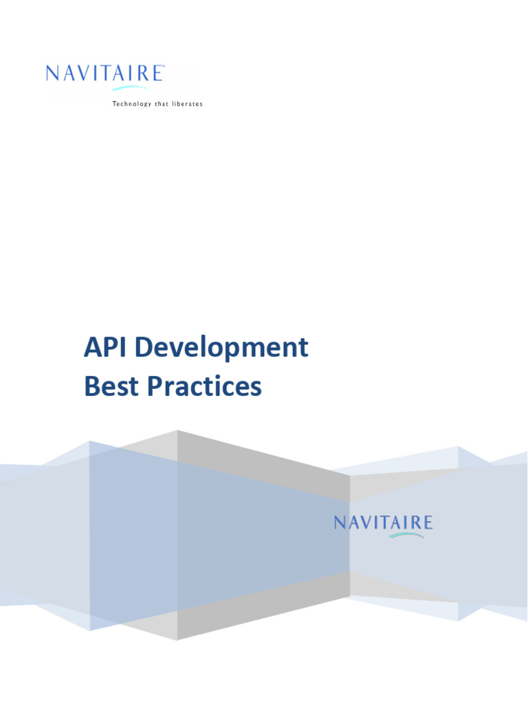 API Development Best Practices-V1 | PDF API Development Best Practices-V1 | PDF