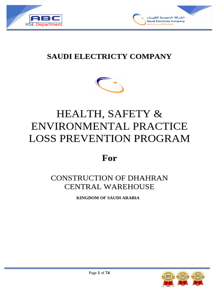 New Project Hse Plan Last Update | PDF