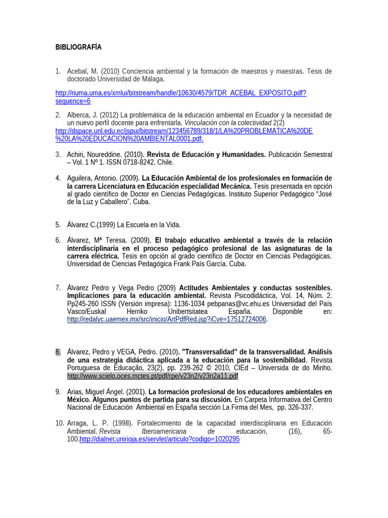 BIBLIOGRAFÍA | PDF