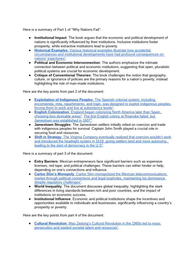 Why Nations Fail GM | PDF