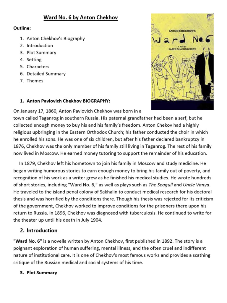 Ward No. 6 Complete Guide | PDF