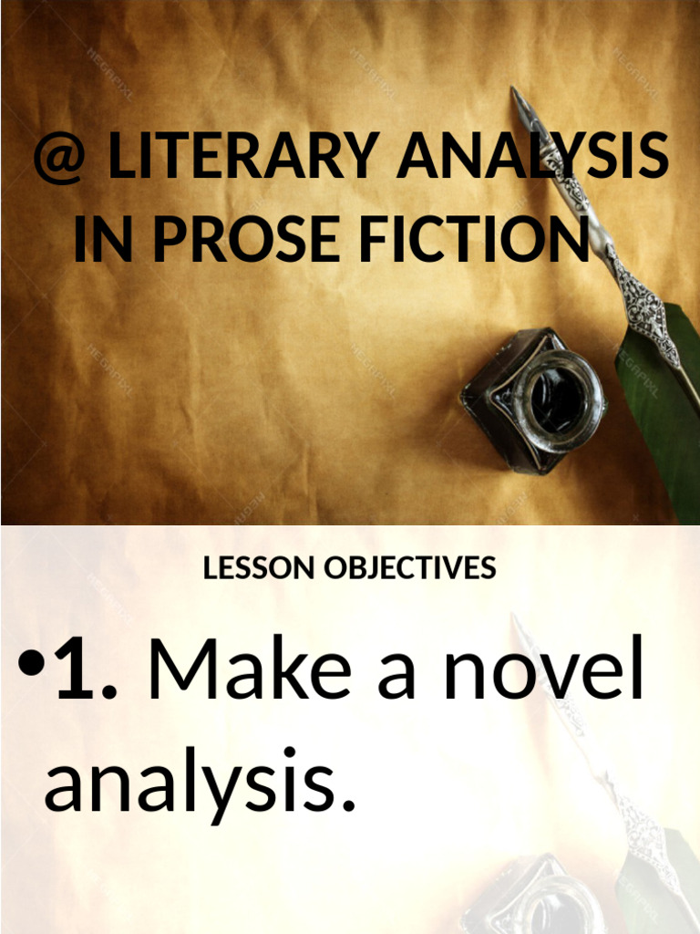 Making A Literary Novel Analysis | PDF