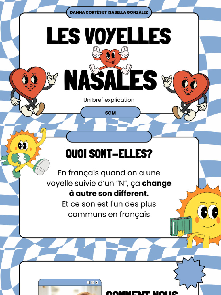 Les Voyelles Nasales - 6CM | PDF