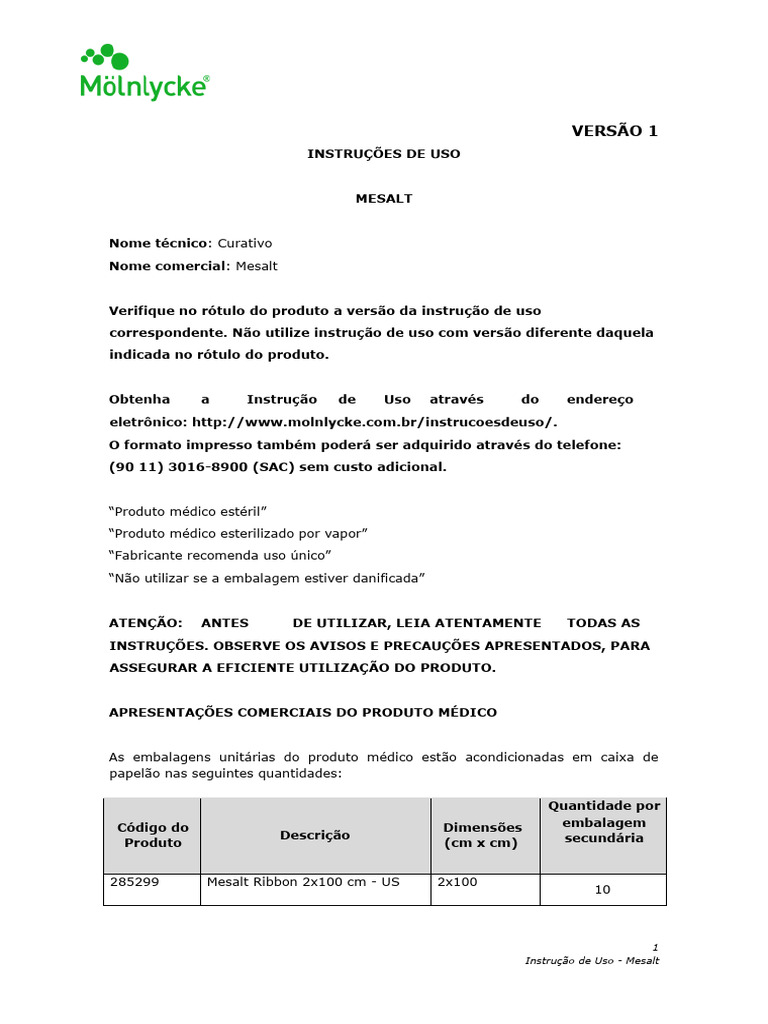 Mesalt - Registro N 80733280017 | PDF