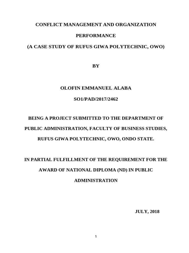Olofin Project | PDF