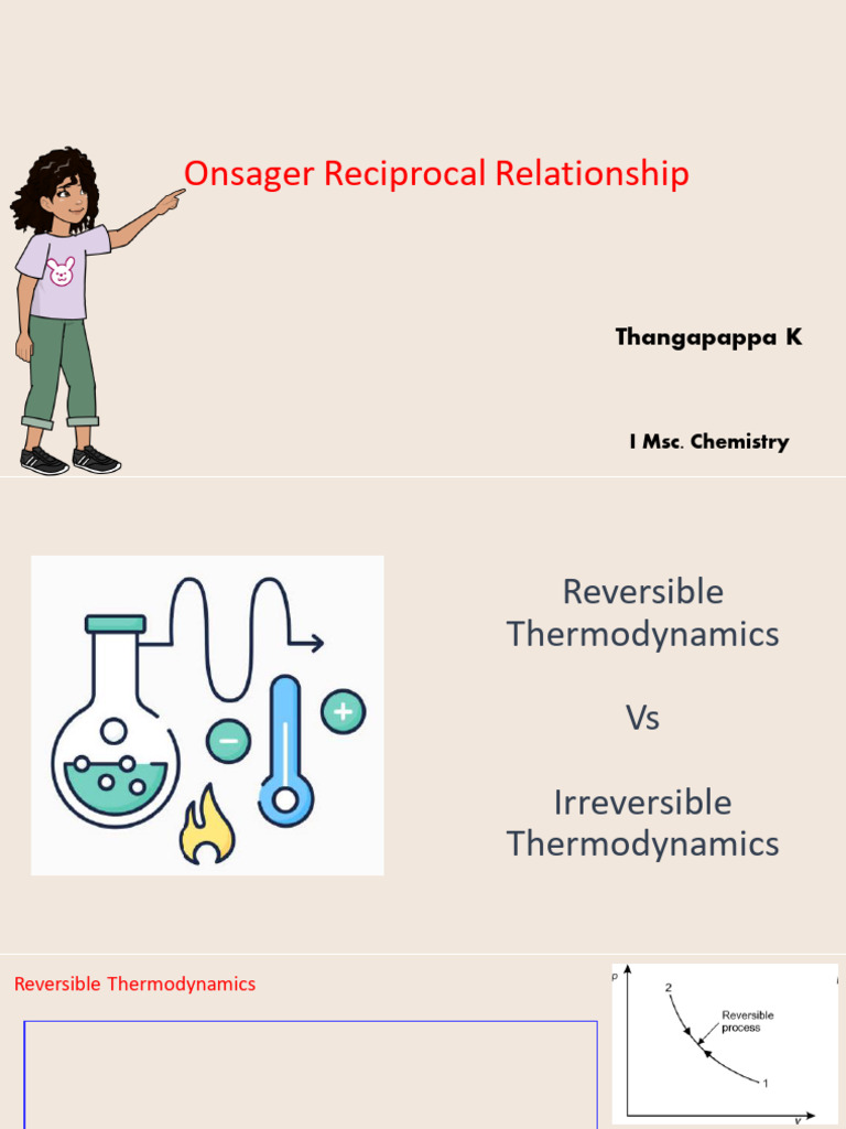 Onsagar Reciprocal Relationship | PDF