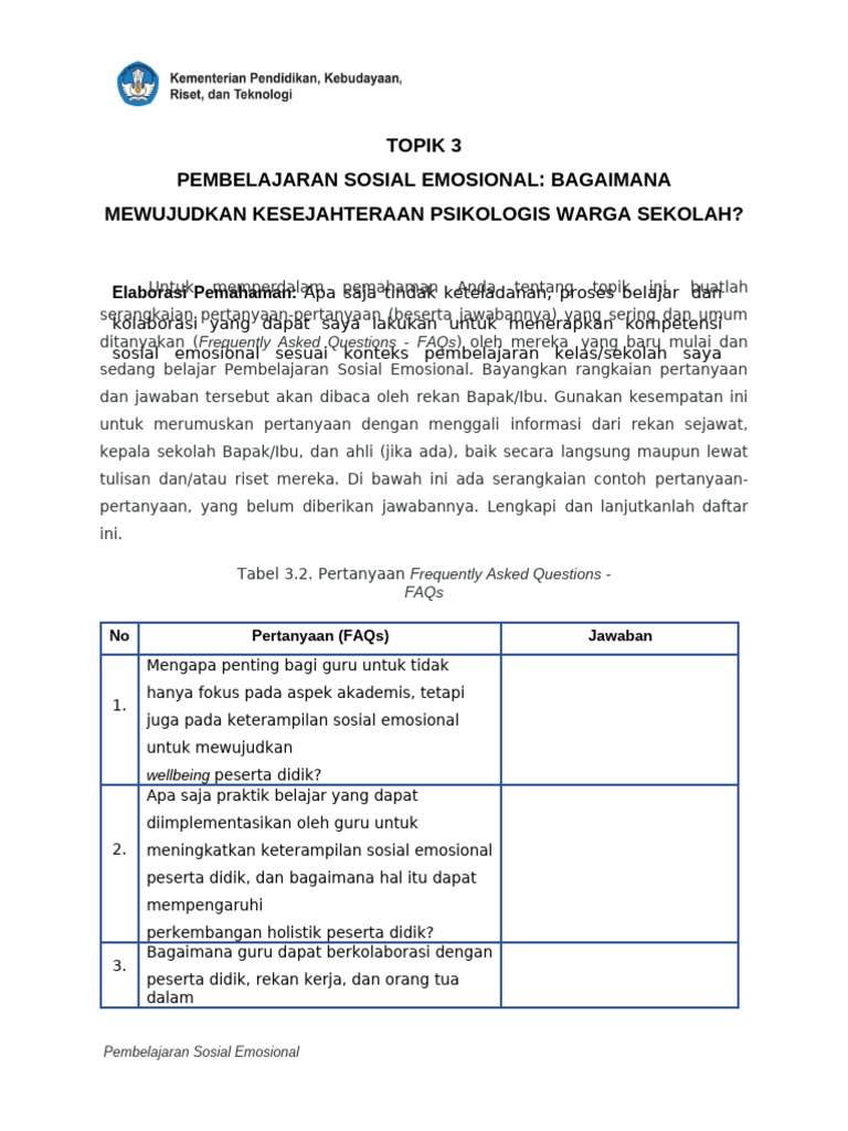 PSE - Topik 3 - Elaborasi Pemahaman - 5.2 | PDF