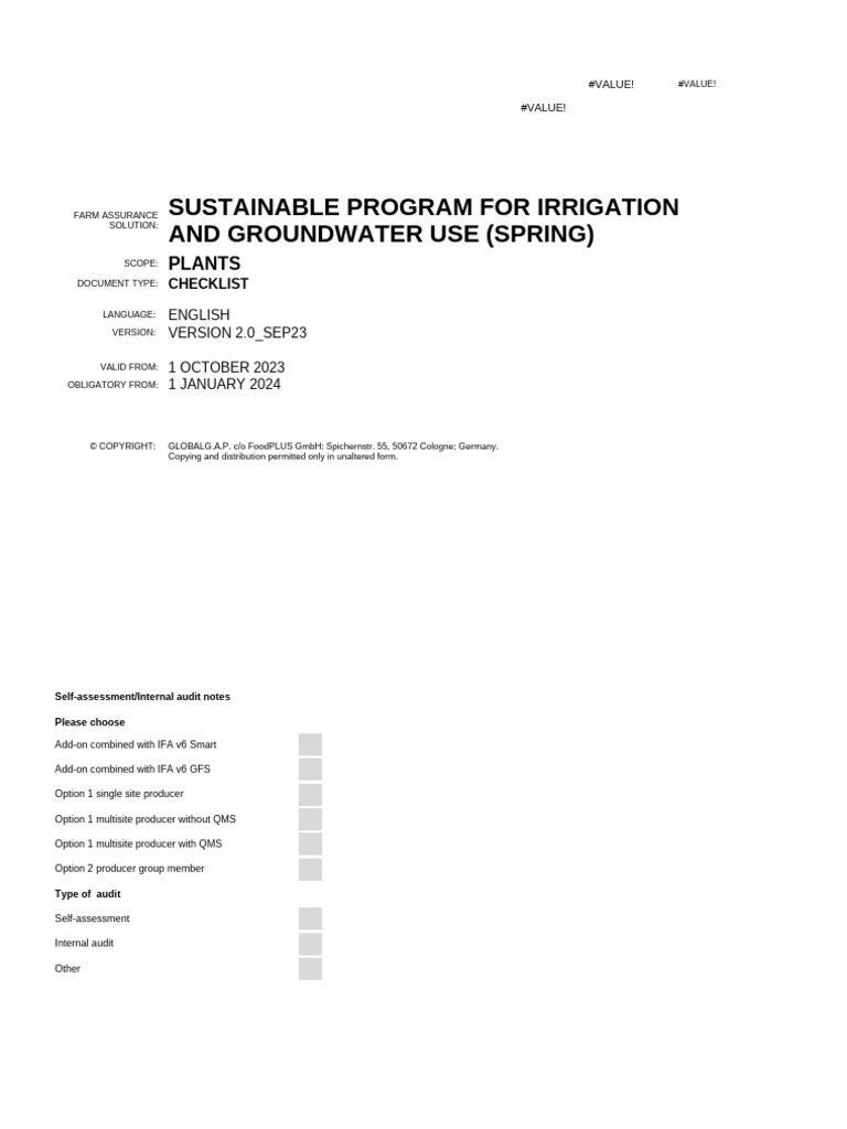 SPRING Checklist v2 0 Sep23 Protected en | PDF