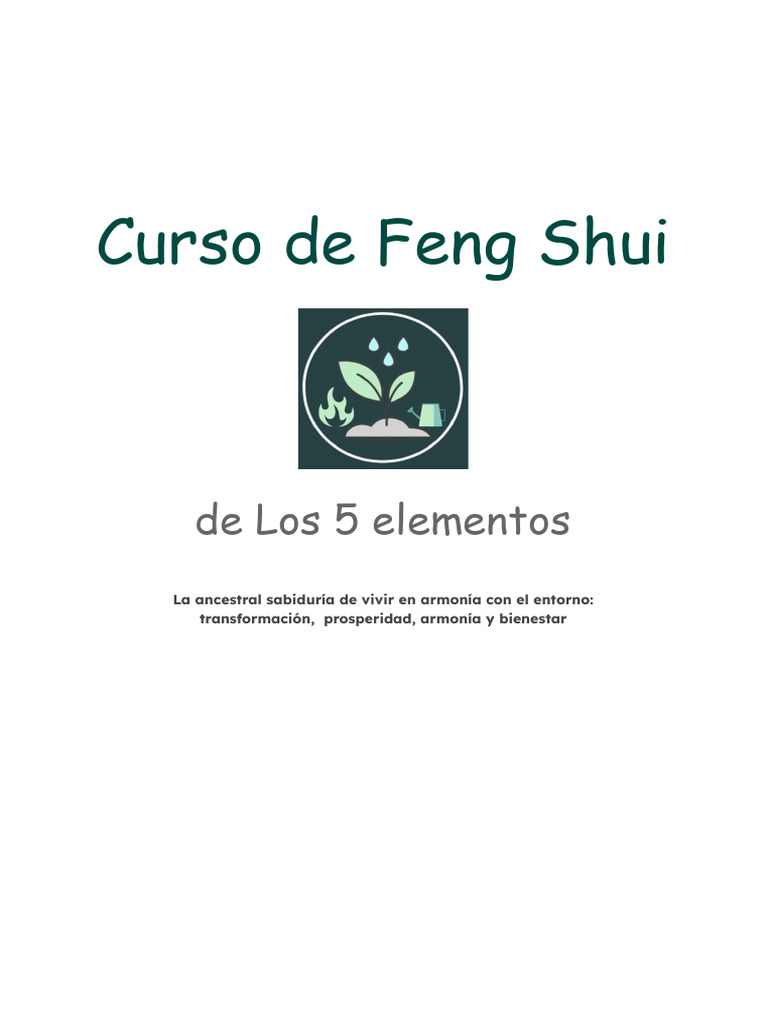 Curso de Feng Shui y 5 Elementos | PDF | Feng Shui | Relaciones ...