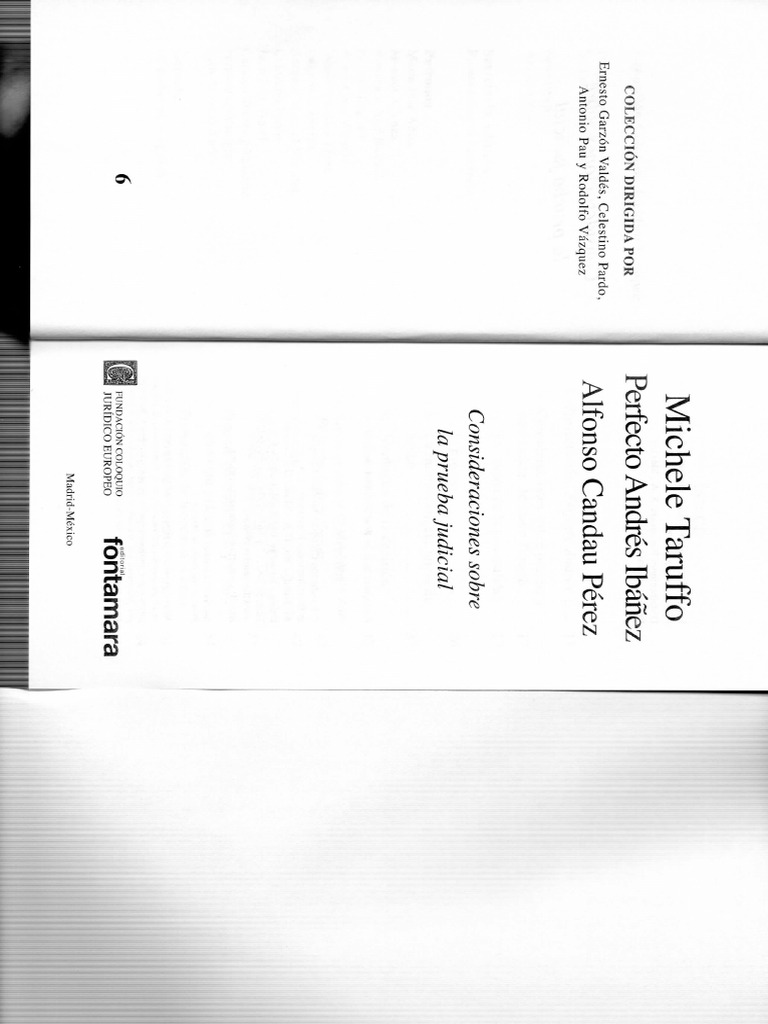 Prueba y Motivación - 2c Michele Taruffo | PDF