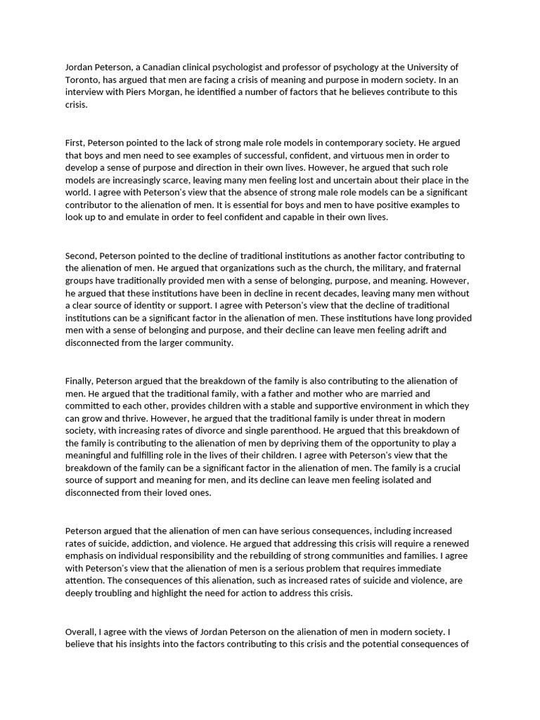 Jordan Peterson | PDF