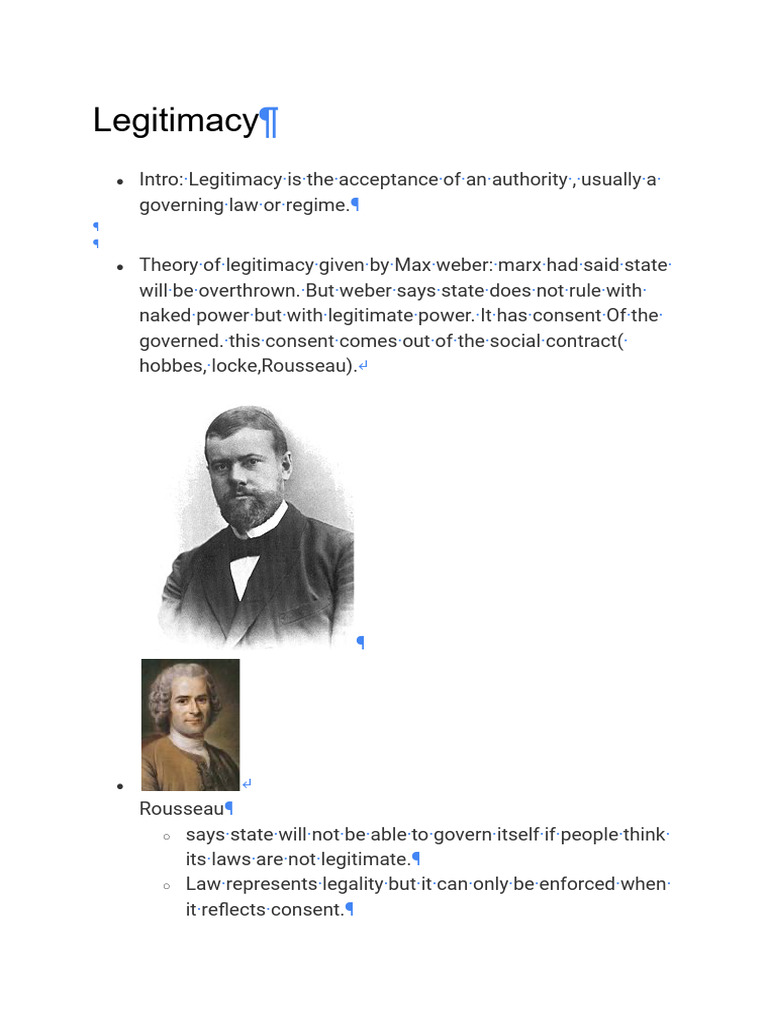 Legitmacy | PDF