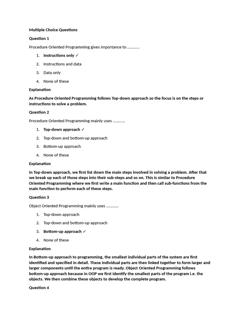 Chapter 1 Introduction To Object Oriented Programming Concepts Class 9 - Logix Kips ICSE ...