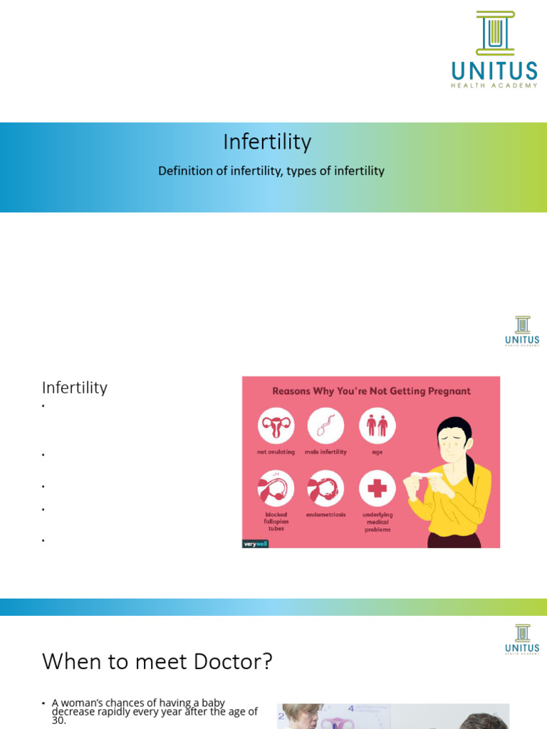 Infertility Overview, Different Causes of Infertility | PDF