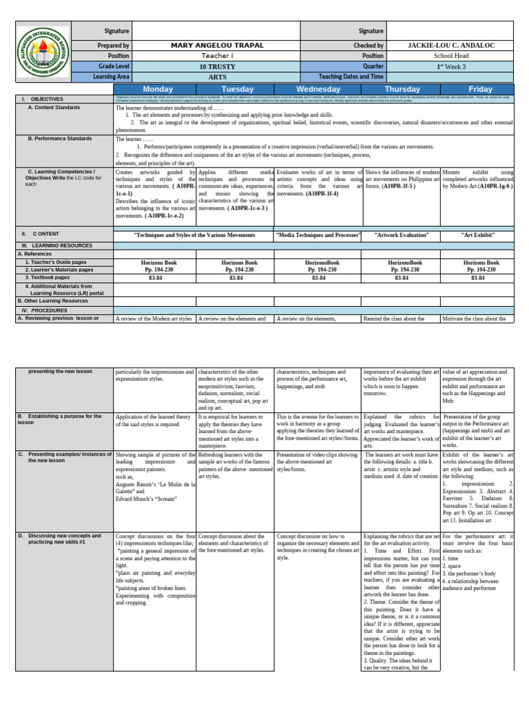 G10 DLL Week 3 q1 | PDF
